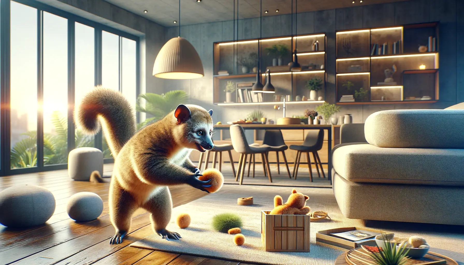 Exploring the Unique Journey of Keeping Kinkajous as Pets